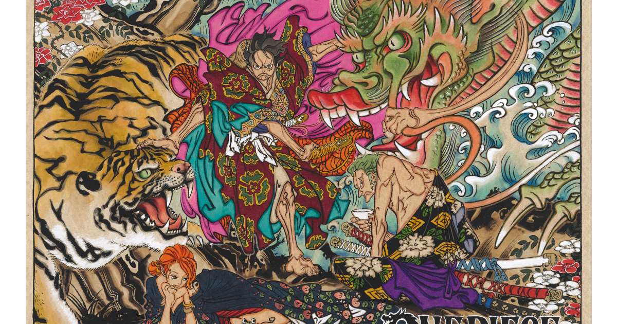 ONE PIECE / Luffy , Tiger and Dragon | SHUEISHA MANGA-ART HERITAGE 集英社 ...