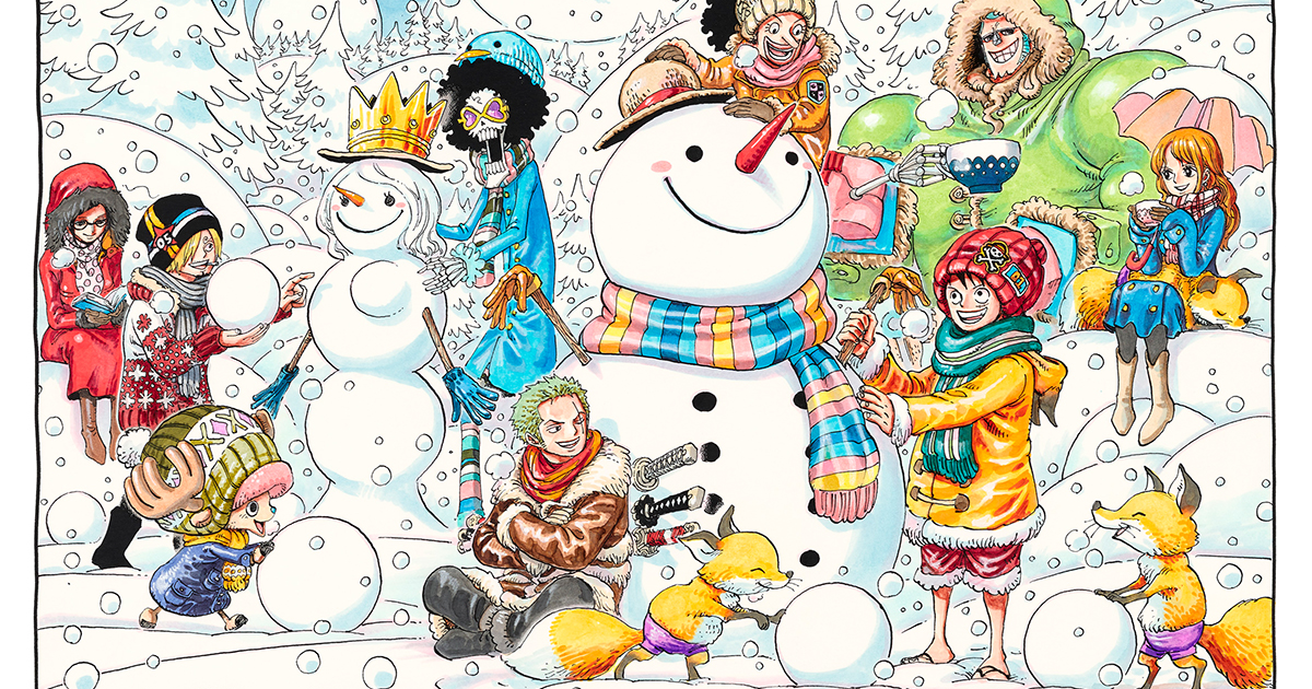ONE PIECE / The Straw Hat Pirates and the Snowmen | SHUEISHA MANGA-ART ...
